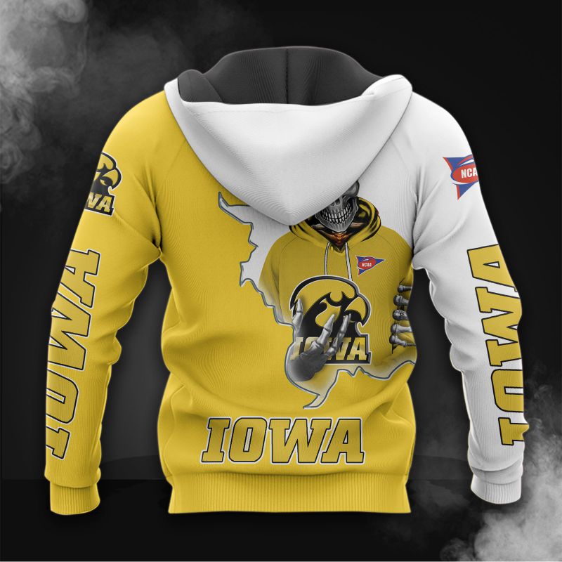 Buy Iowa Hawkeyes Skull Hoodies - Get 20% OFF Now – 4 Fan Shop
