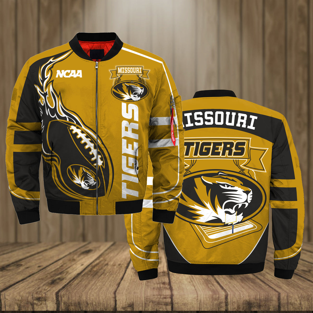 20% OFF Men's Missouri Tigers Jacket 3D Printed Plus Size 4XL 5XL – 4 ...