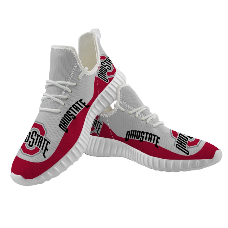25% SALE OFF Ohio State Buckeyes Sneakers Big Logo Yeezy Shoes – 4 Fan Shop